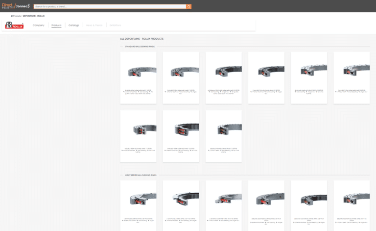 Actualité : Couronnes d’orientation Rollix sur Direct Industry